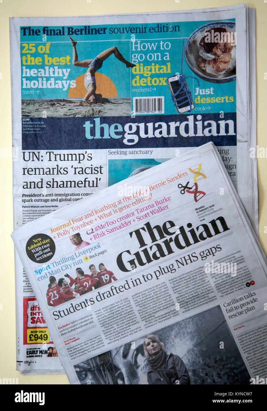 "Guardian" newspaper switches from Berliner to tabloid format, London ...