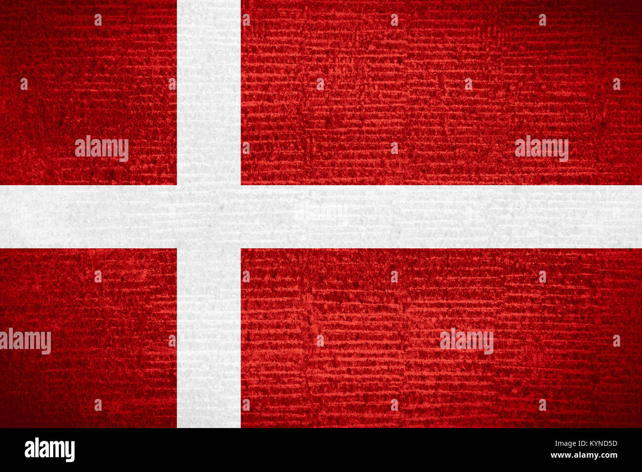 flaf of Denmark or Danish on row pattern texture Stock Photo - Alamy