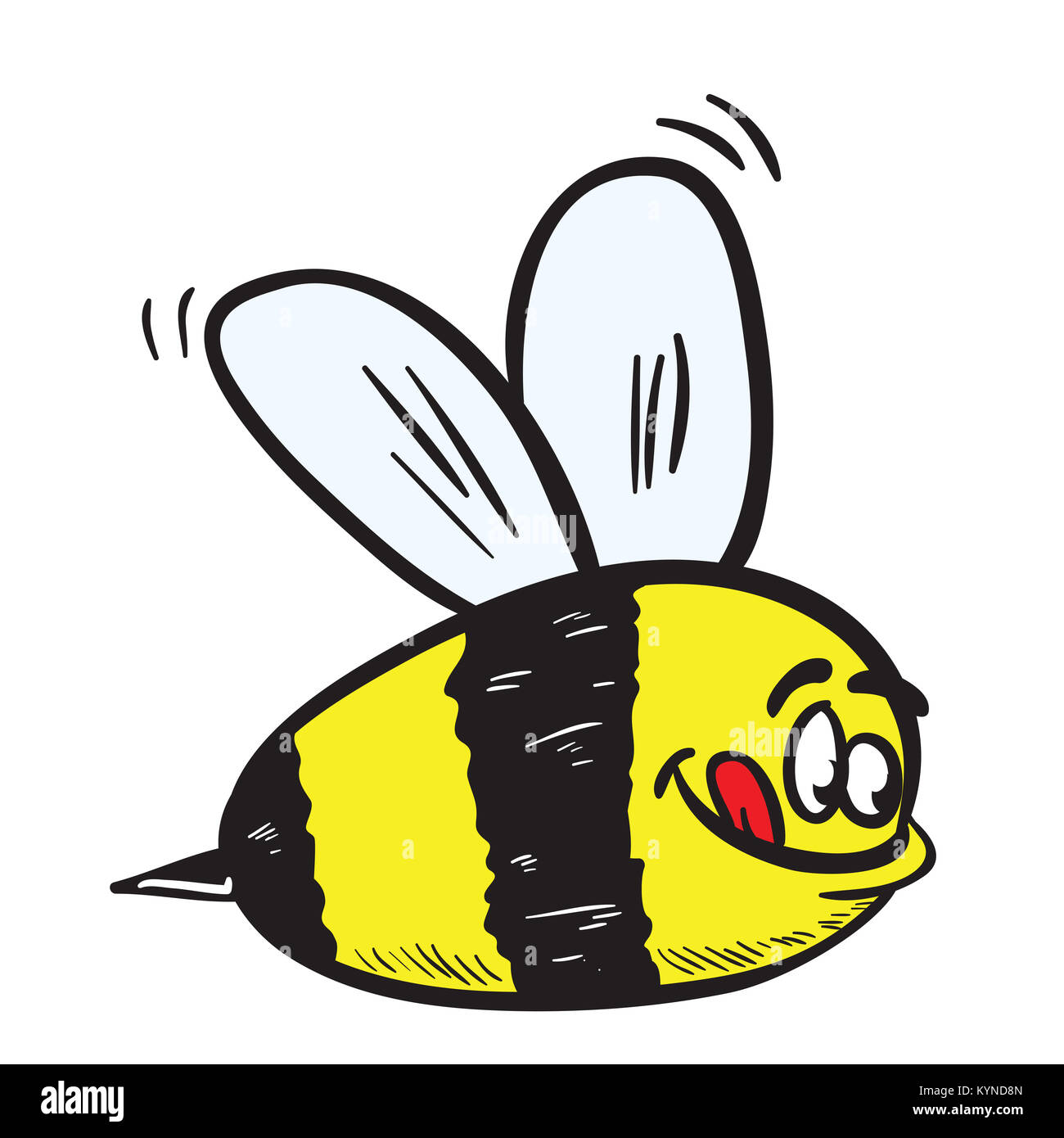 Cartoon bee cute hi-res stock photography and images - Alamy