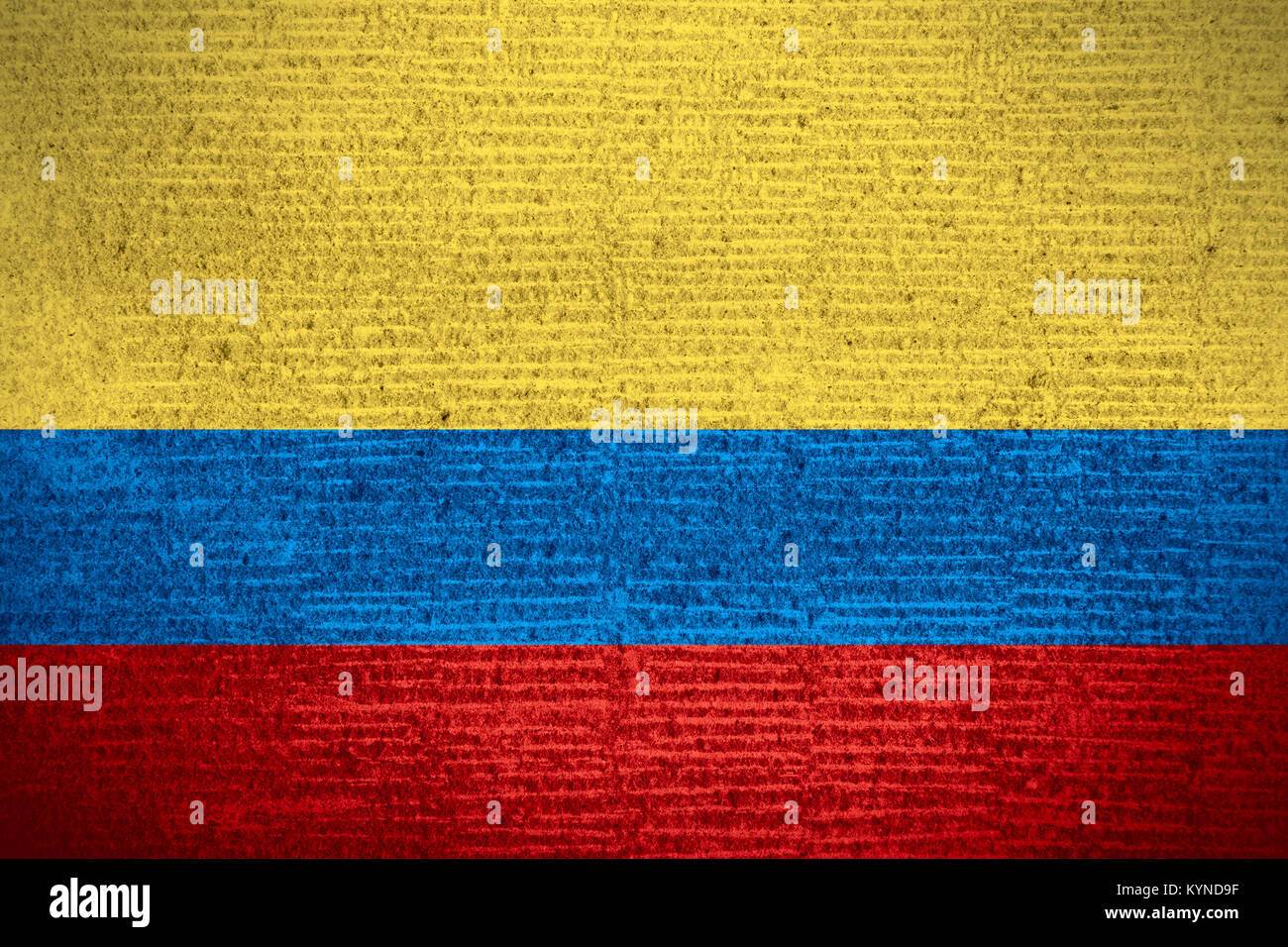 flag of Colombia or Colombian banner on row pattern texture Stock Photo ...