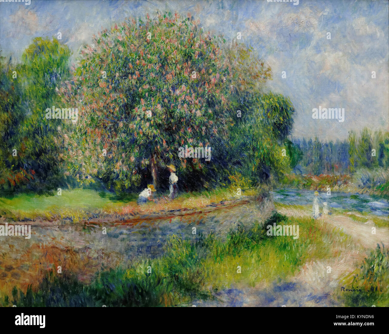 Auguste Renoir - Chestnut Tree in Blossom - 1881 - XIX th century ...