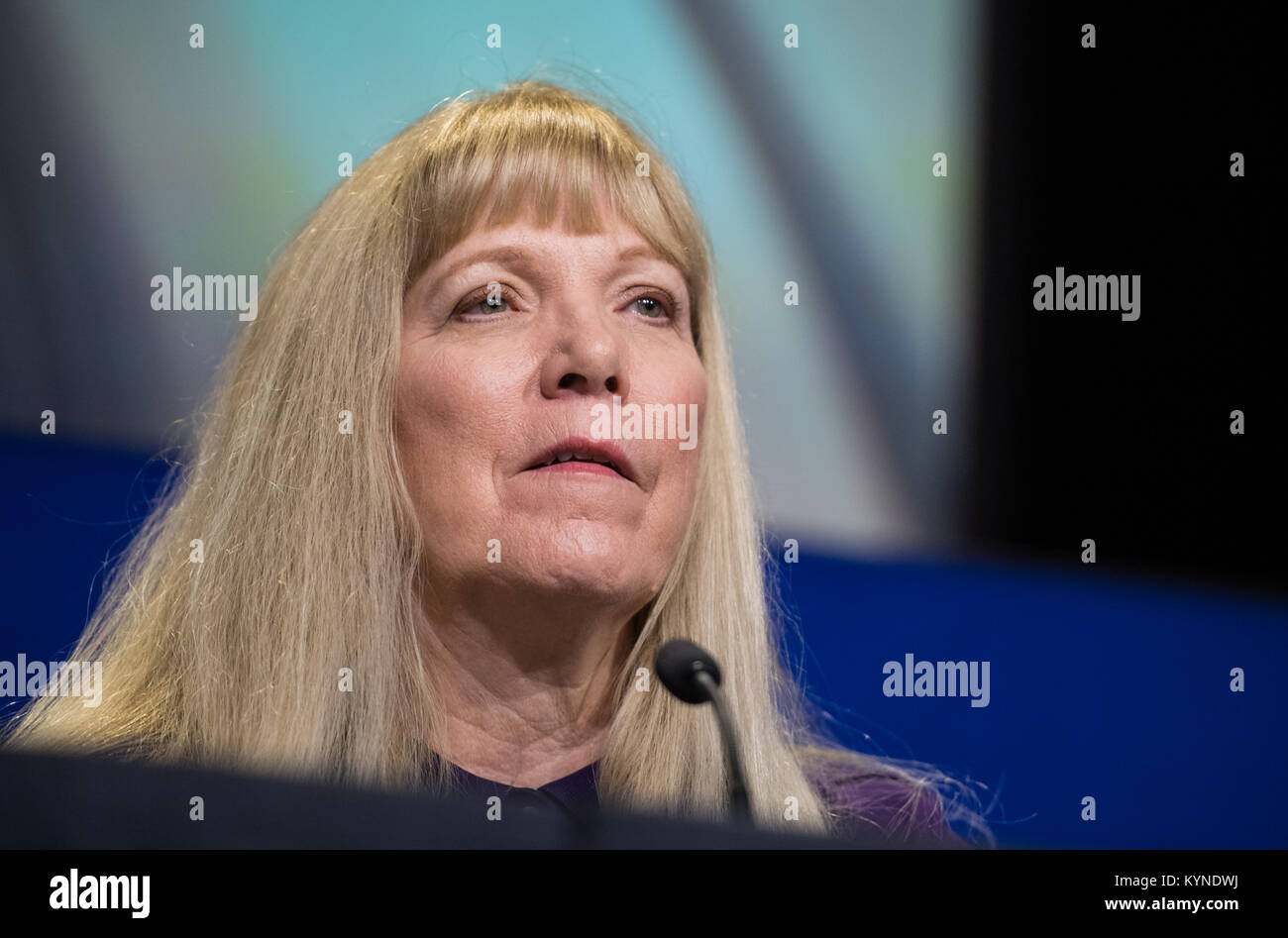 Cassini project scientist at JPL, Linda Spilker answers questions from ...