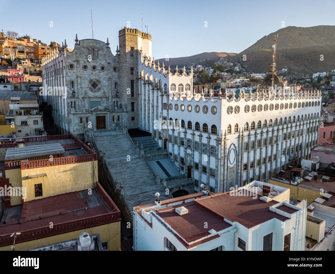University of Guanajuato, Main building, Guanajuato, Mexico Stock Photo ...