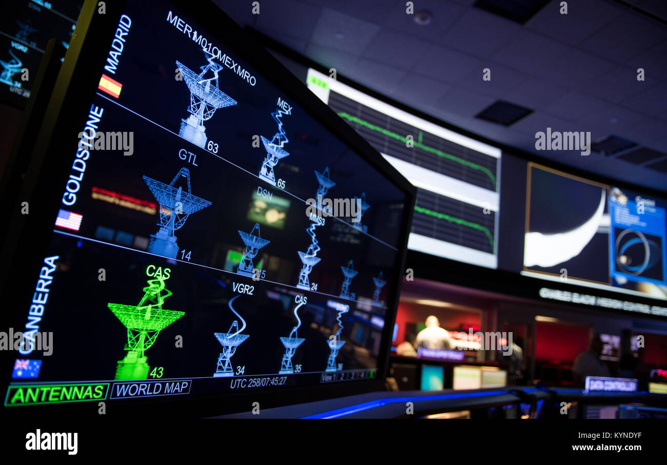 NASA's Deep Space Network monitors data from the Cassini spacecraft ...