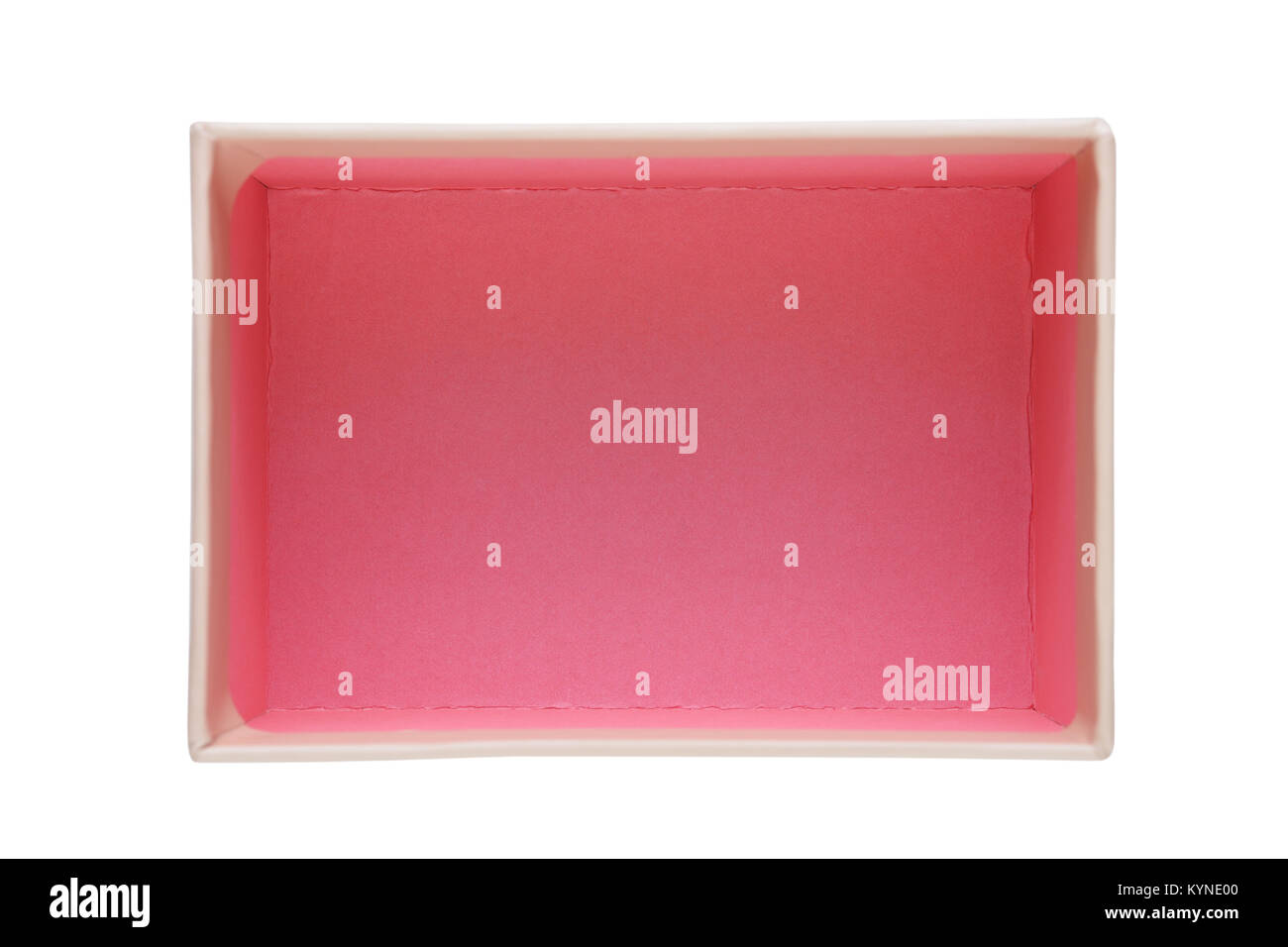 Opened box isolated on white background Stock Photo - Alamy