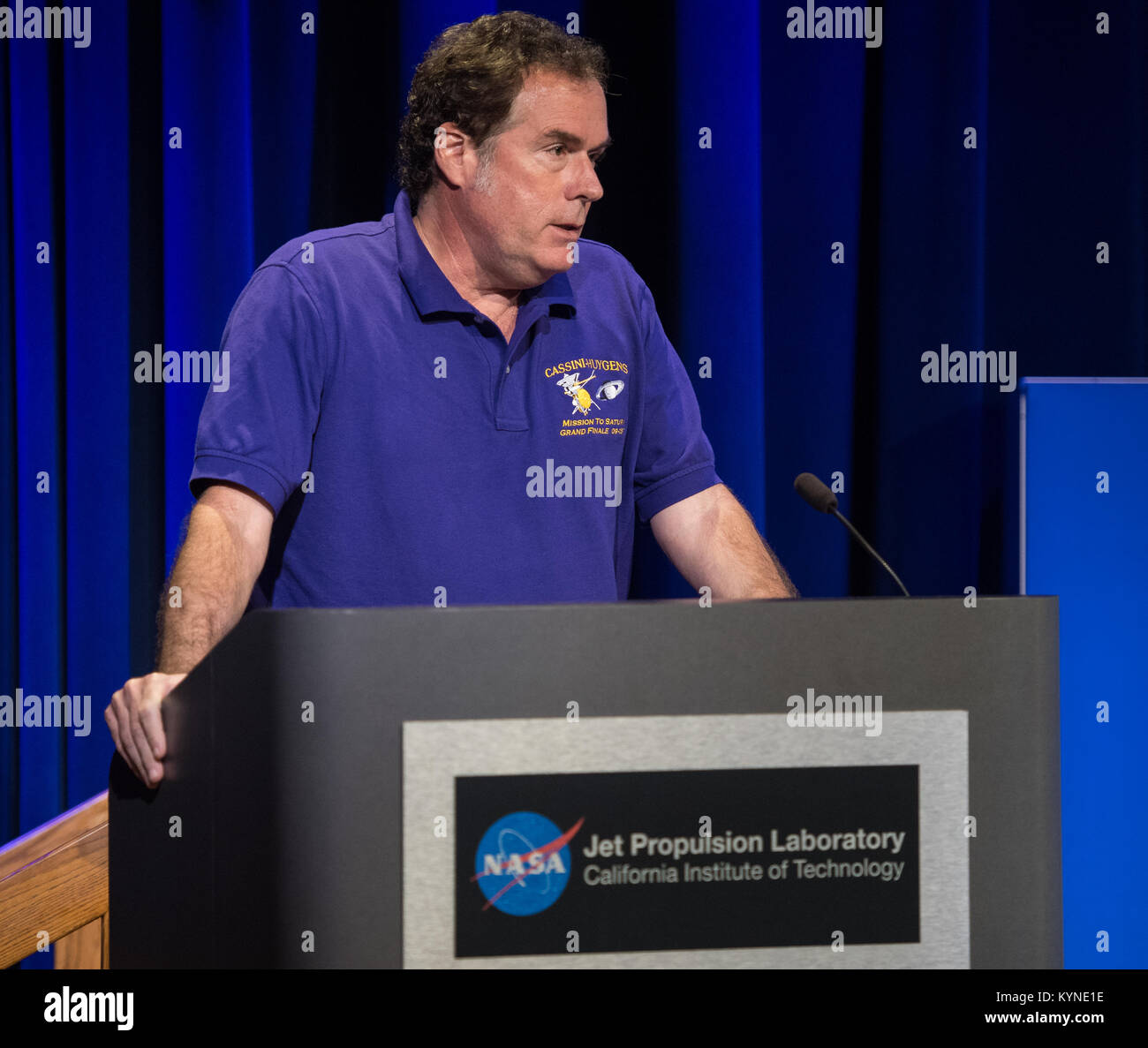 Director of NASA's Jet Propulsion Laboratory, Michael Watkins speaks ...