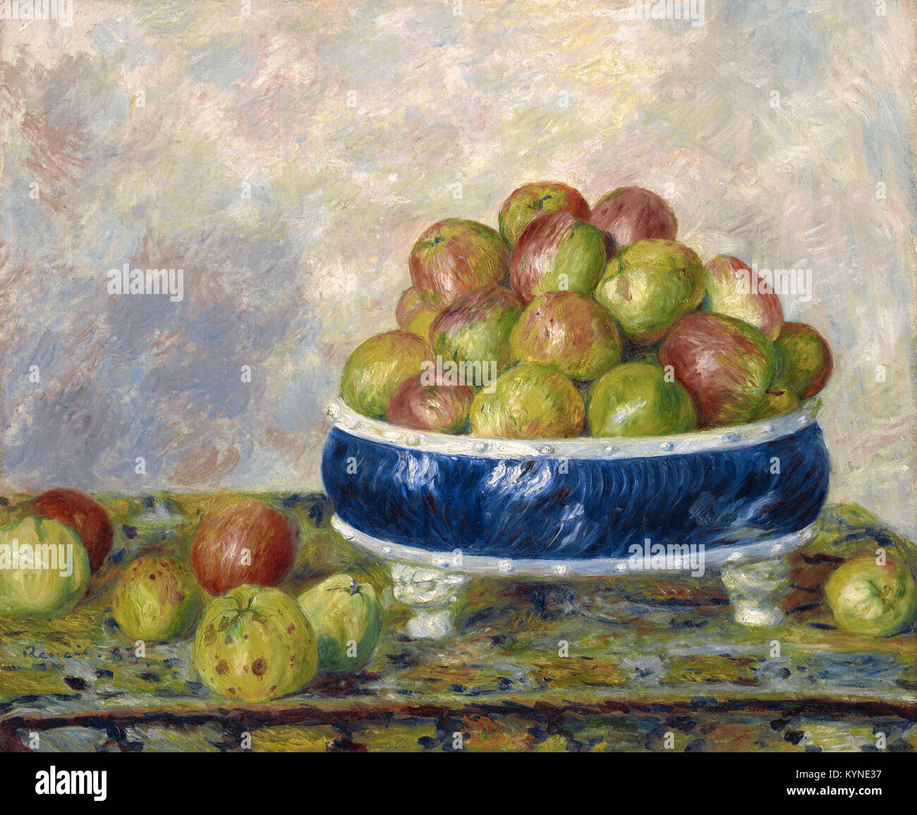 Pierre-Auguste Renoir - Apples in a Dish Stock Photo - Alamy
