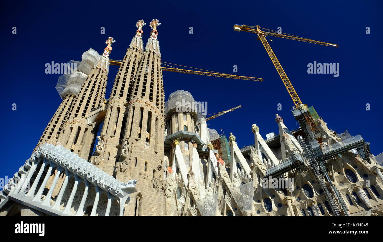 La Sagrada Familia, Barcelona Stock Photo - Alamy