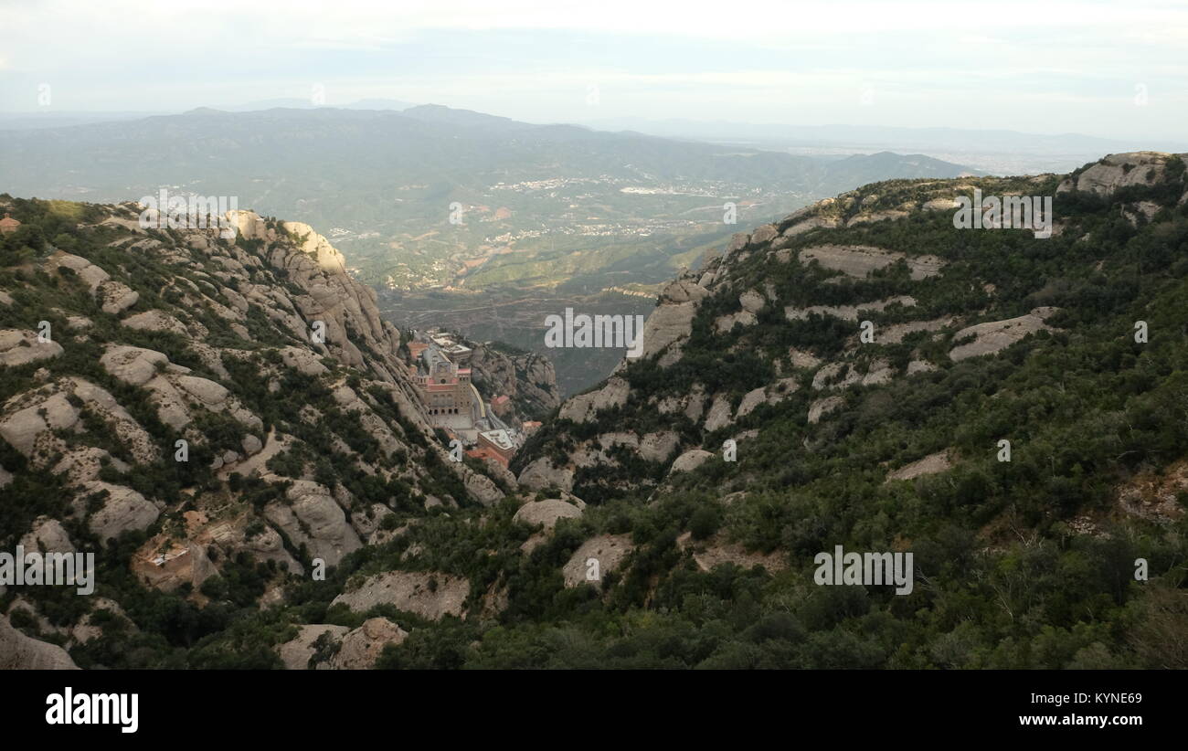 Santa Maria de Montserrat Stock Photo - Alamy
