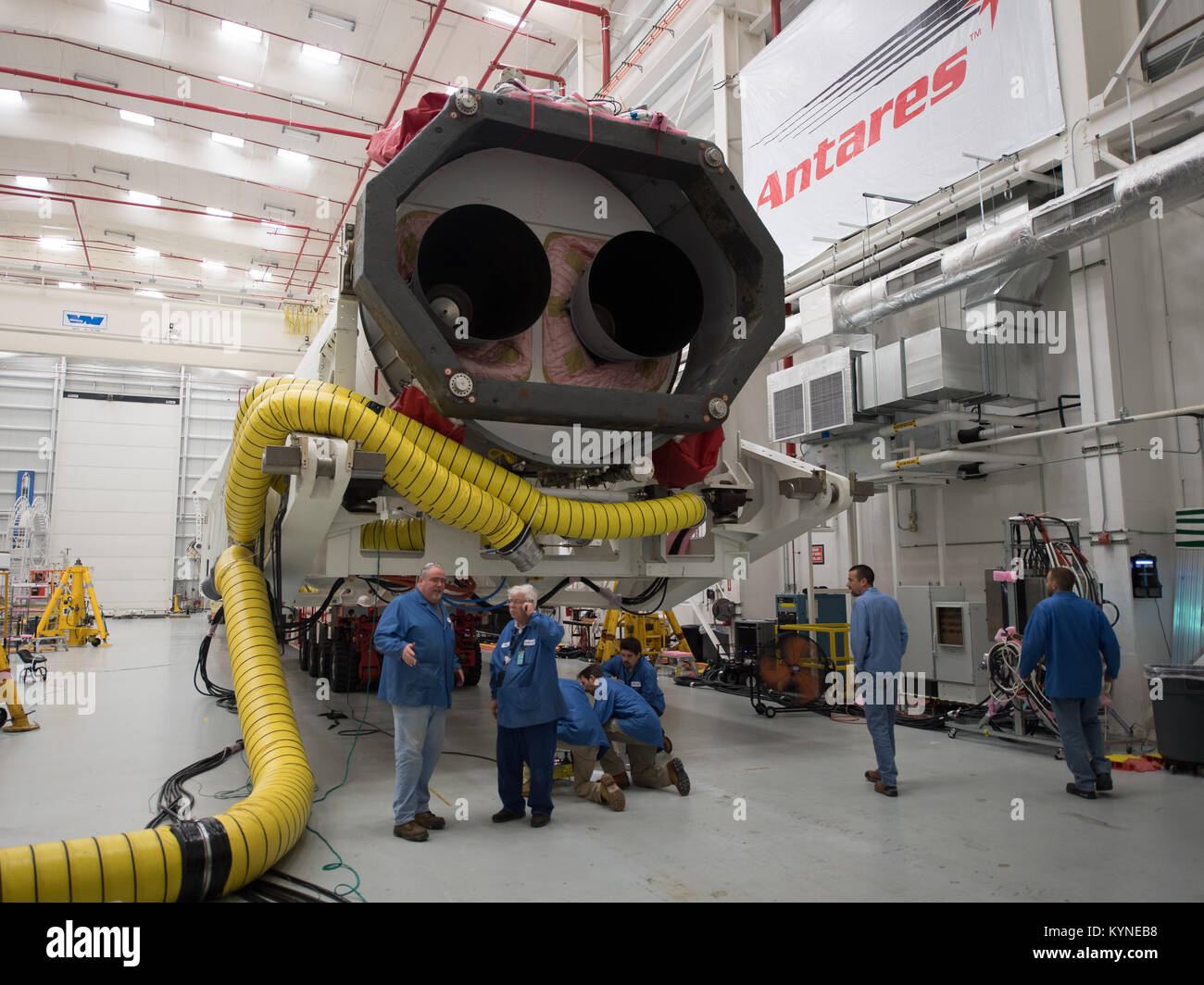 The Antares rocket was moved from the Horizontal Integration Facility ...