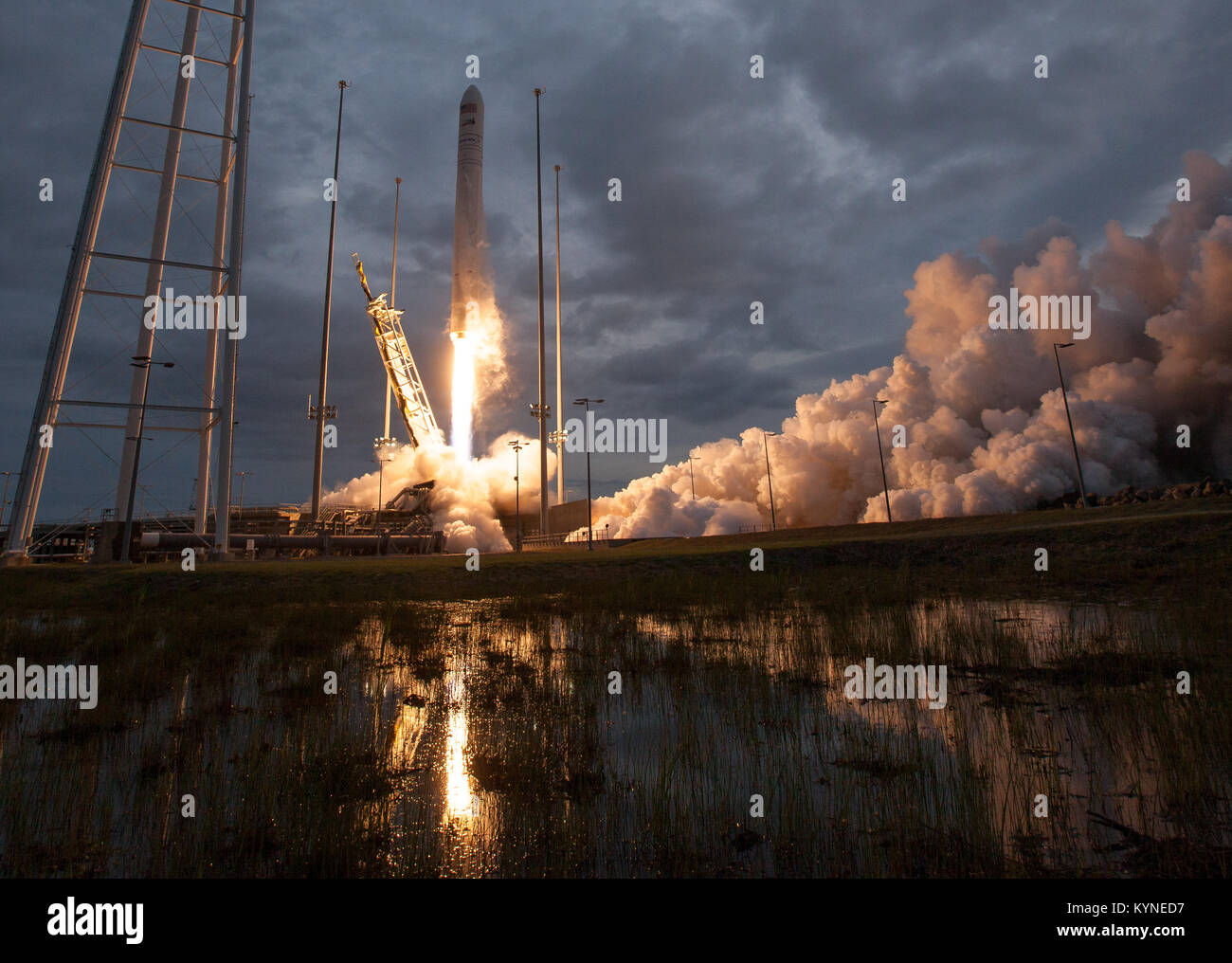 The Orbital ATK Antares rocket launched on November 12, 2017, from NASA ...