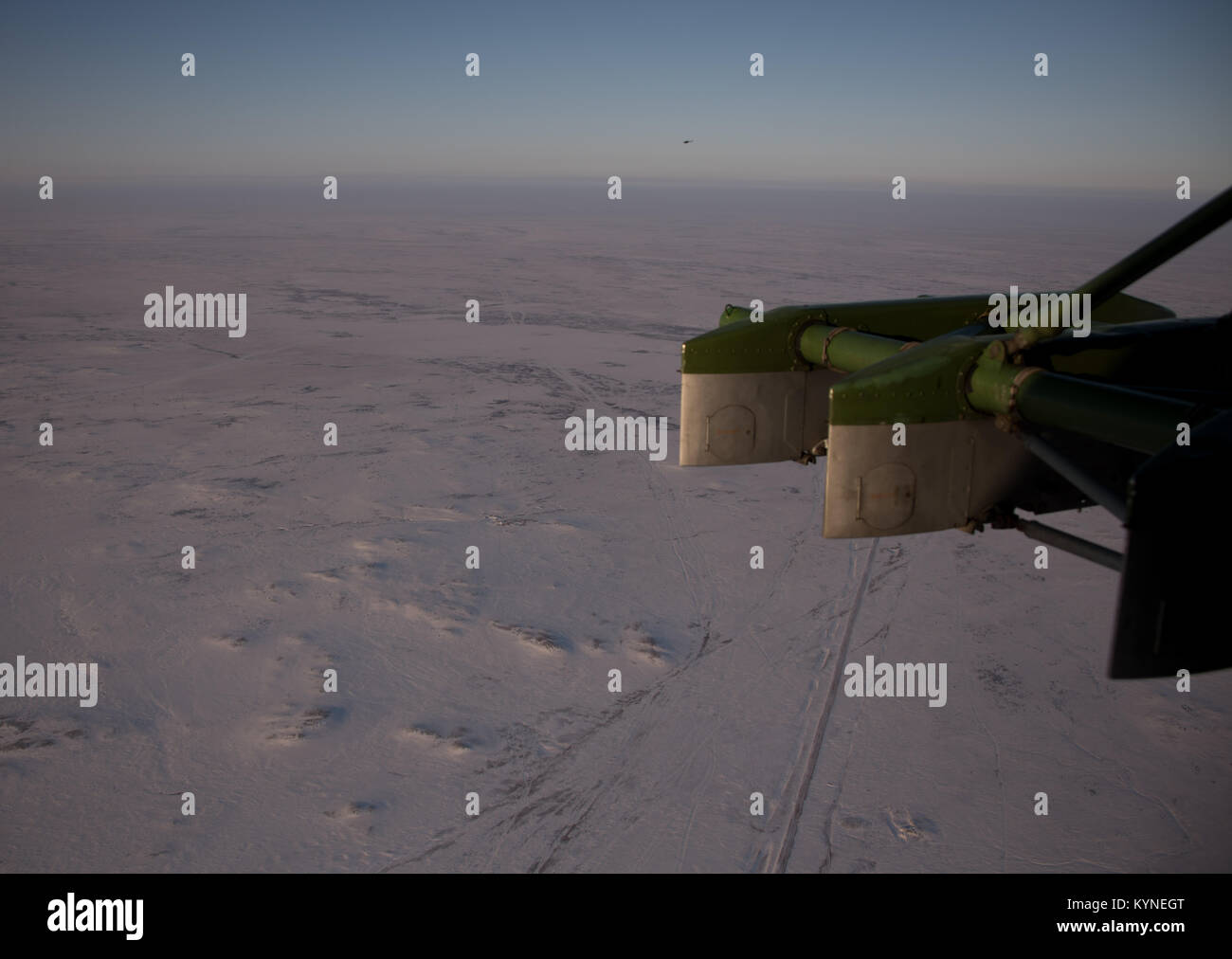 Russian Search and Rescue teams deploy by helicopter from Karaganda ...