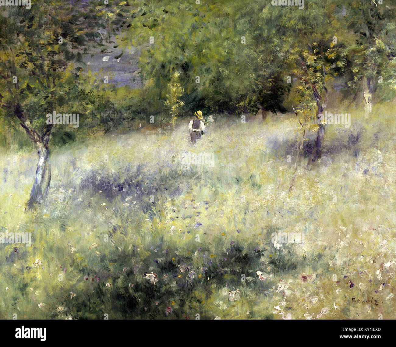 Pierre-Auguste Renoir - Springtime (in Chatou Stock Photo - Alamy