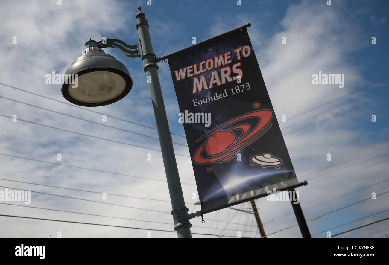 The town of Mars, Pennsylvania celebrated Mars New Year with a two-day ...