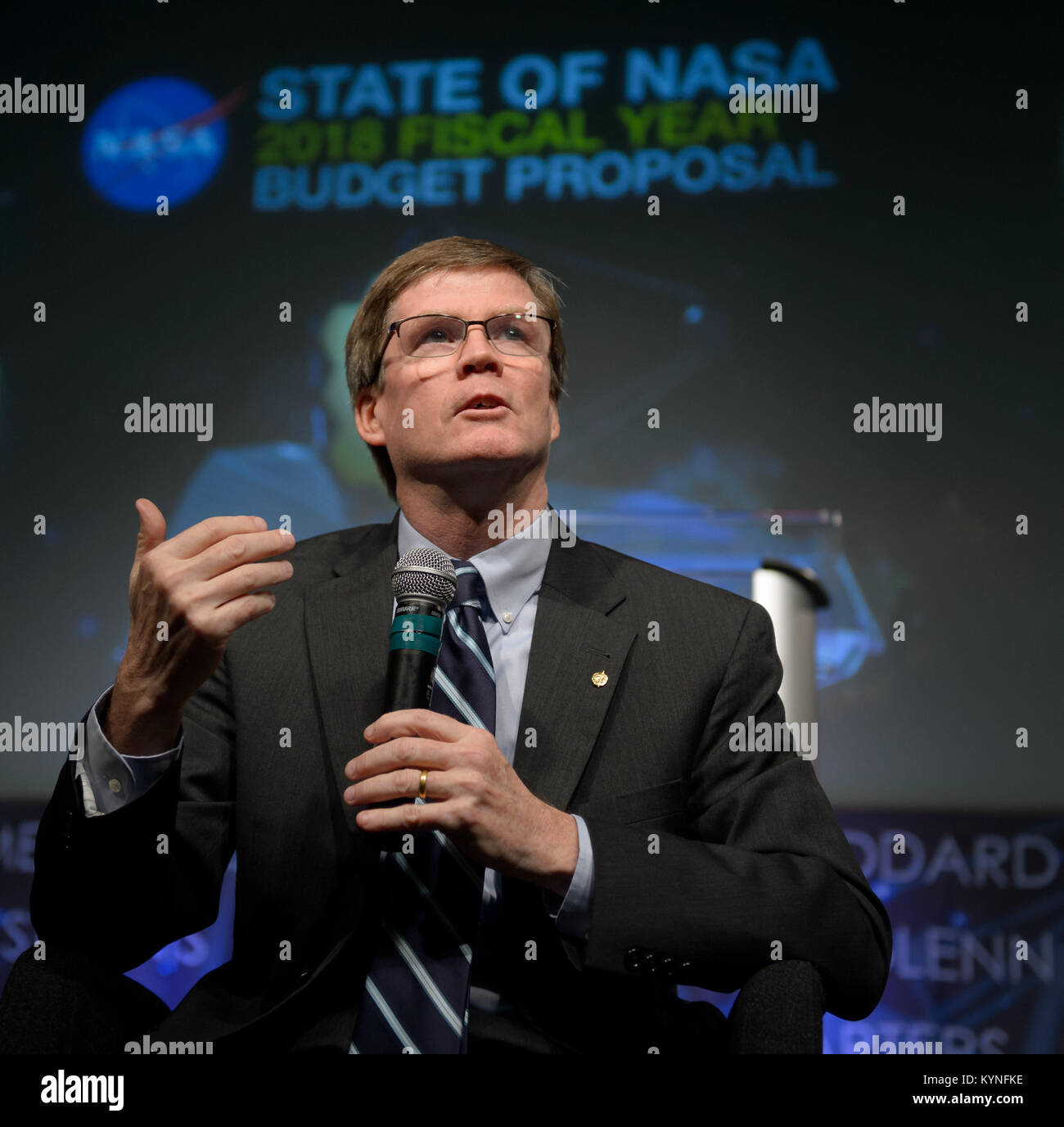 Andrew Hunter, Acting NASA CFO, discusses the 2018 NASA budget proposal ...