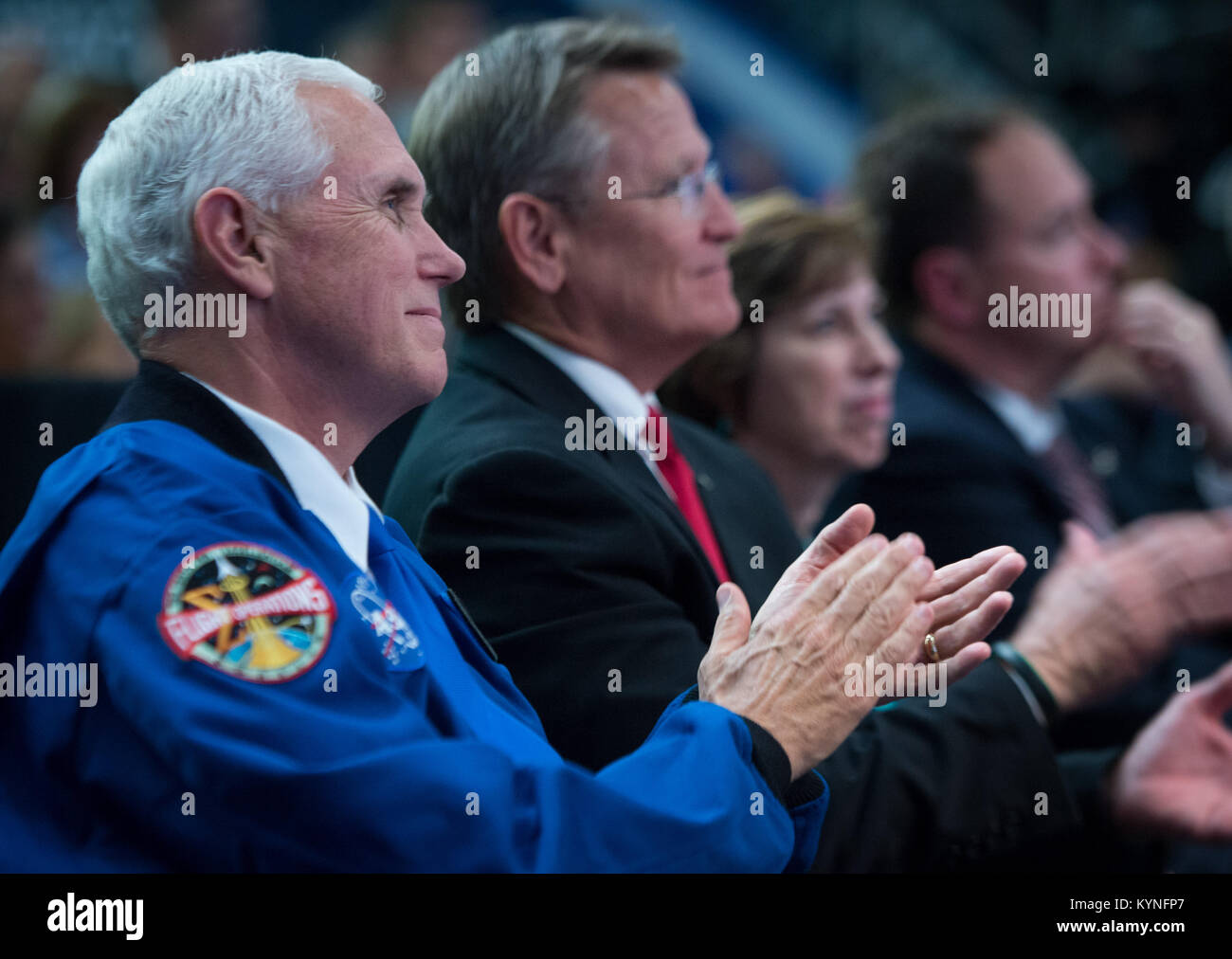 Vice President Mike Pence attended an event at NASA's Johnson Space ...