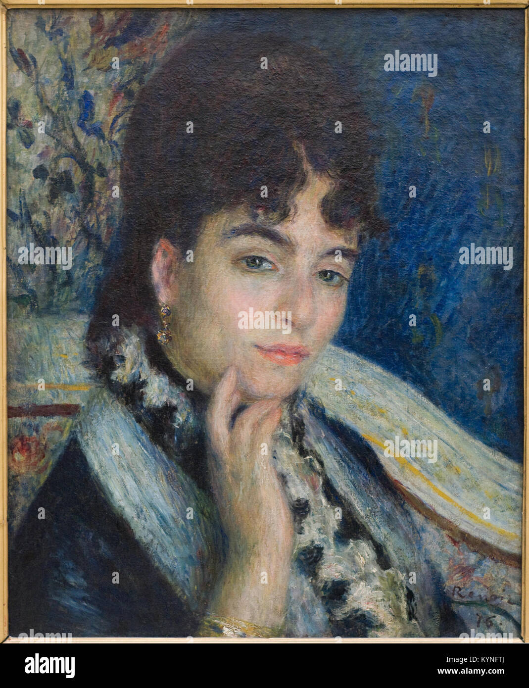 RENOIR Pierre-Auguste - Portrait de Madame Alphonse Daudet 1876 XIX th ...