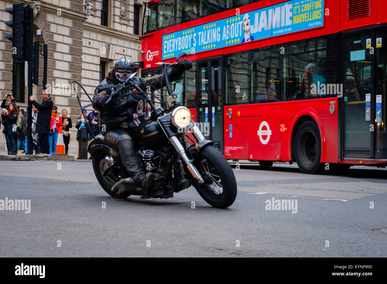 Hundreds of Motorcycle Riders Protest Against Acid Attacks In London on ...