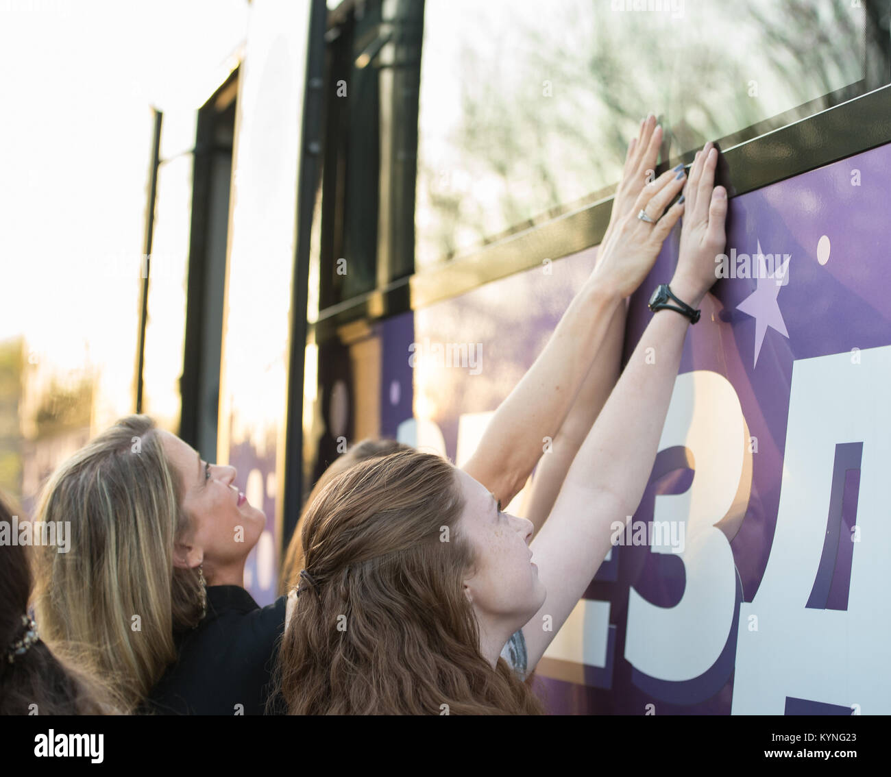 Astronaut Jack Fischer bids farewell to his family at the Cosmonaut ...