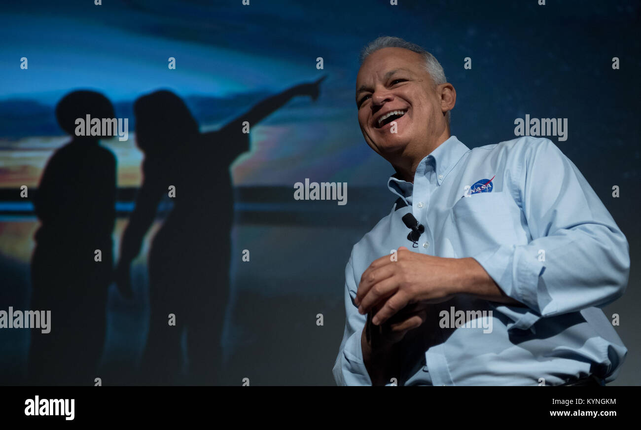 NASA Acting Chief Technologist Douglas Terrier gave a talk to teachers ...