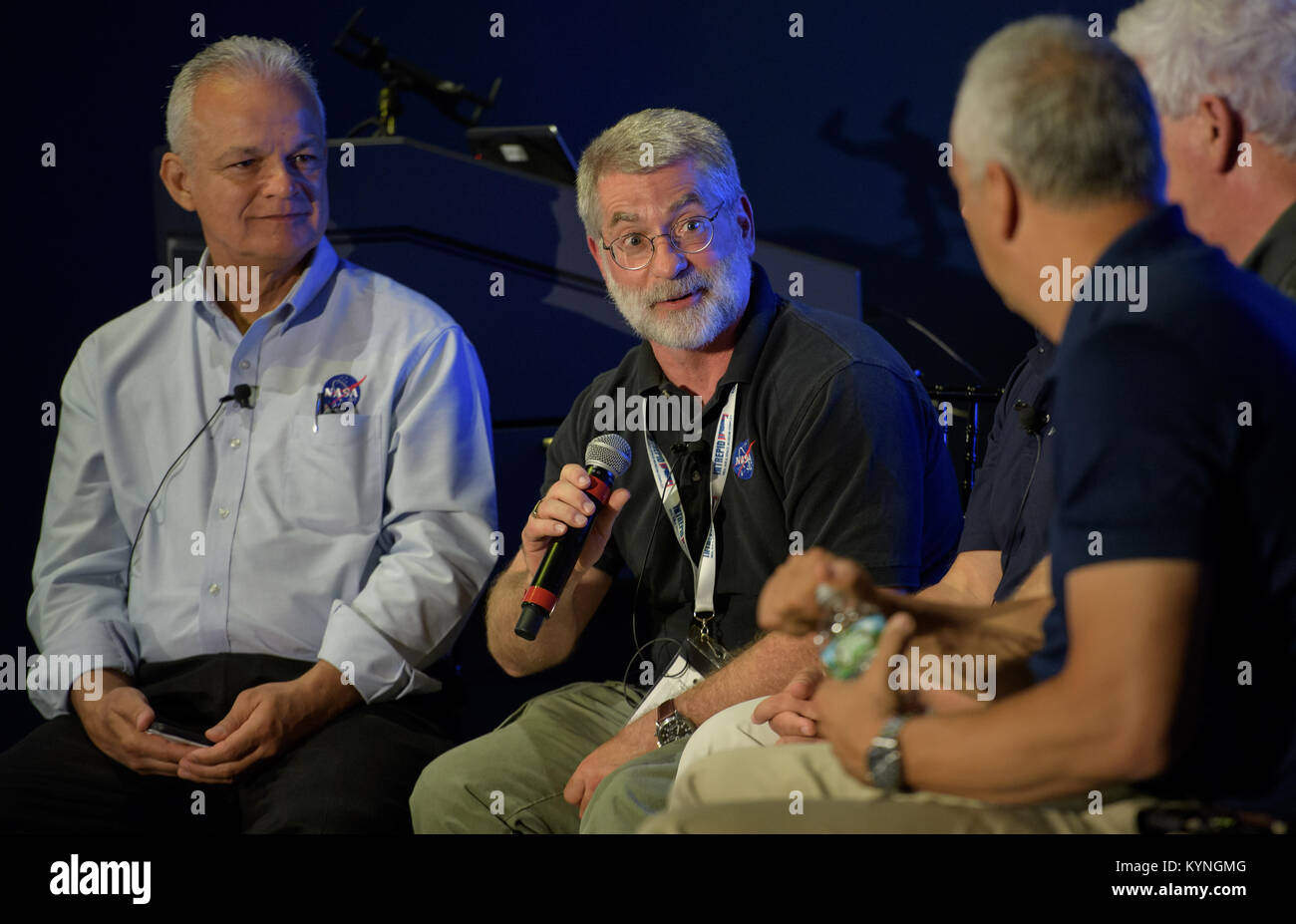 On August 5, 2017, NASA systems engineer Mike Menzel participated in a ...