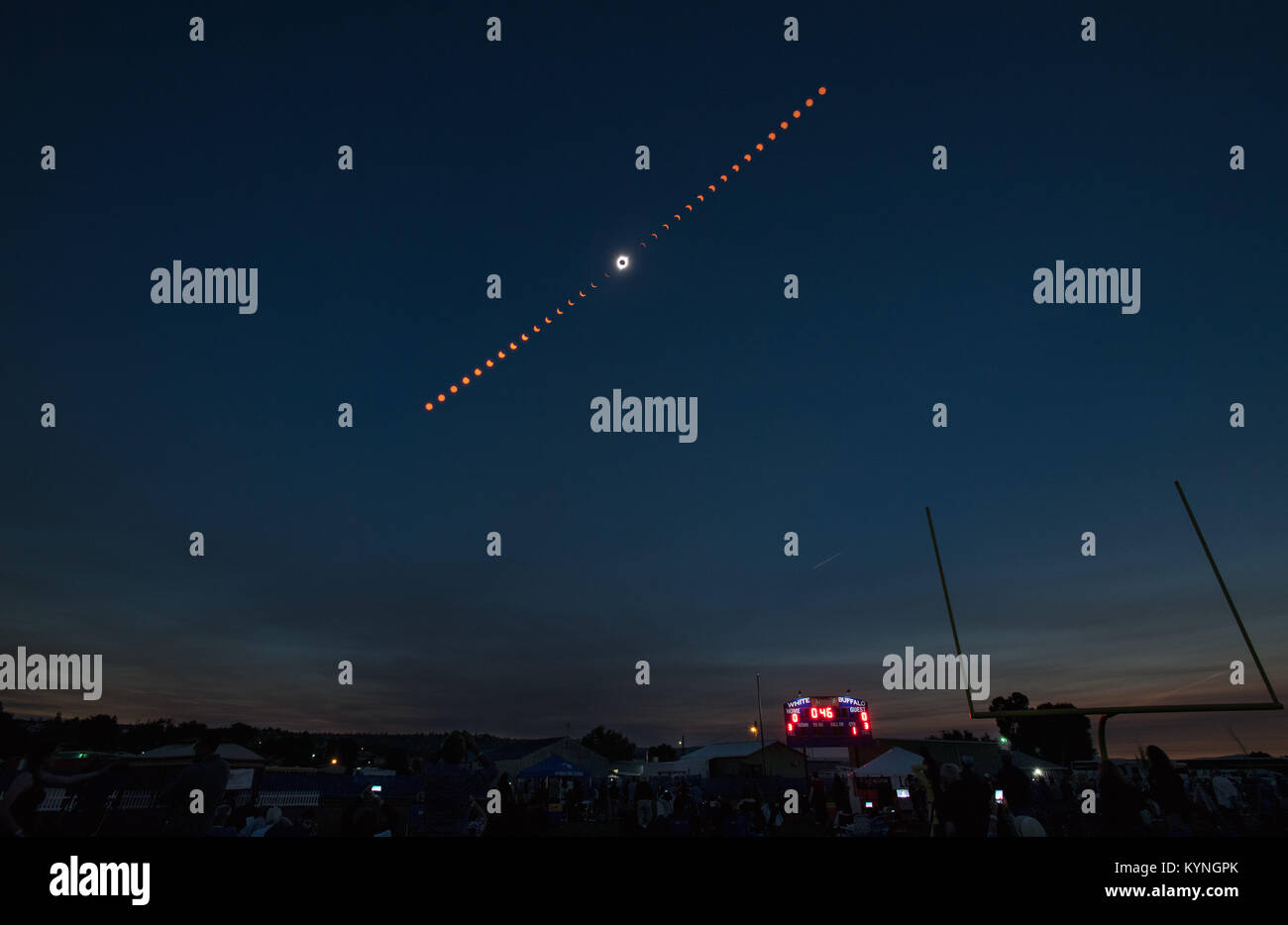 Total solar eclipse composite hi-res stock photography and images - Alamy