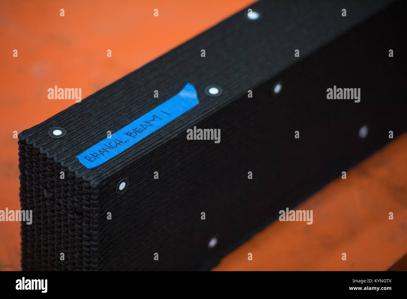 A 3D-printed beam from the Foster+Partners | Branch Technology team ...