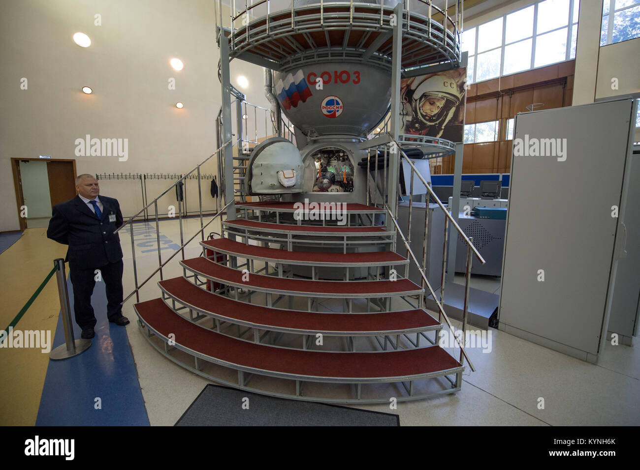Expedition 53 crew members Joe Acaba, Alexander Misurkin, and Mark ...