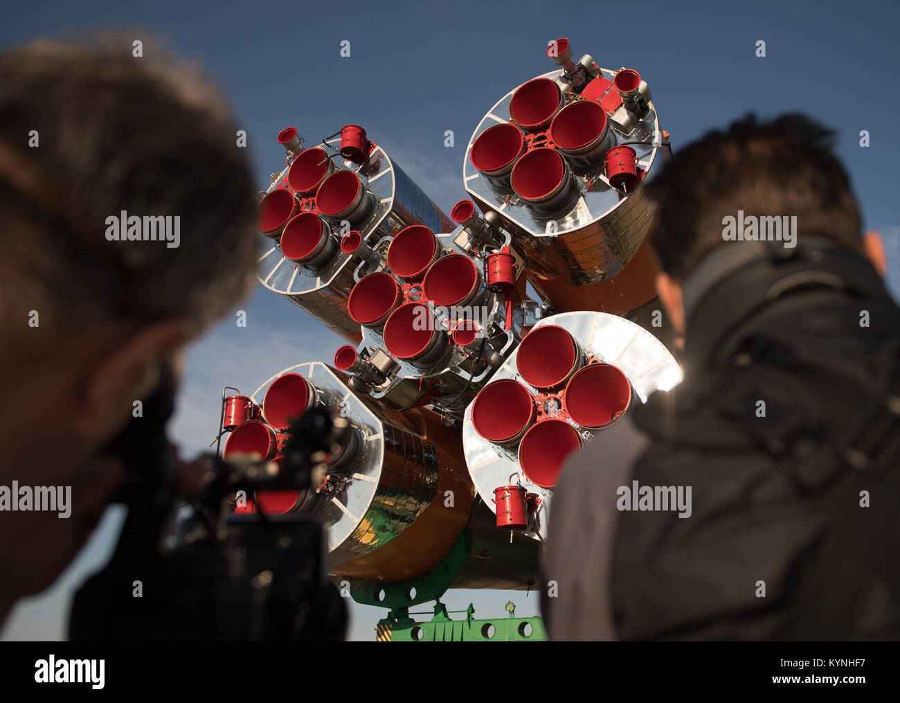 On September 10, 2017, the Soyuz rocket was transported by train to its ...