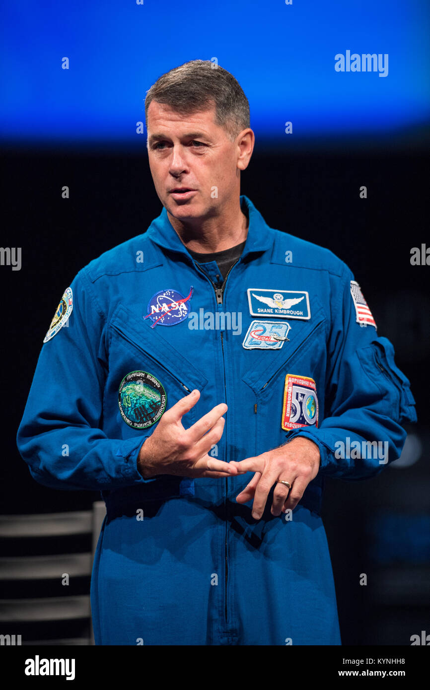 NASA astronaut Shane Kimbrough discussed his time aboard the ISS during ...