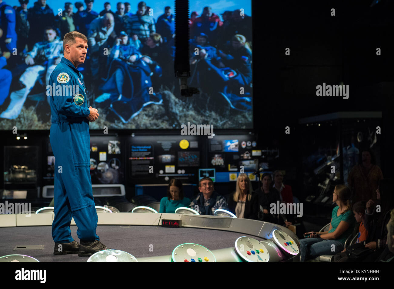 On September 12, 2017, NASA astronaut Shane Kimbrough spoke at the ...