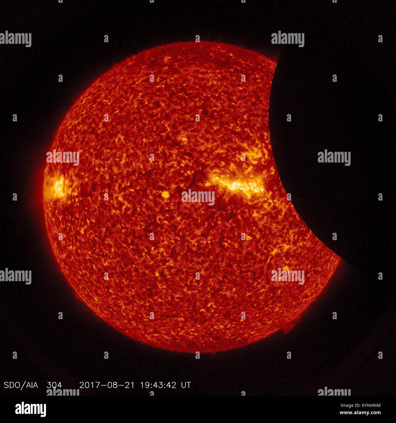 The Solar Dynamics Observatory (SDO) observed a solar eclipse ...
