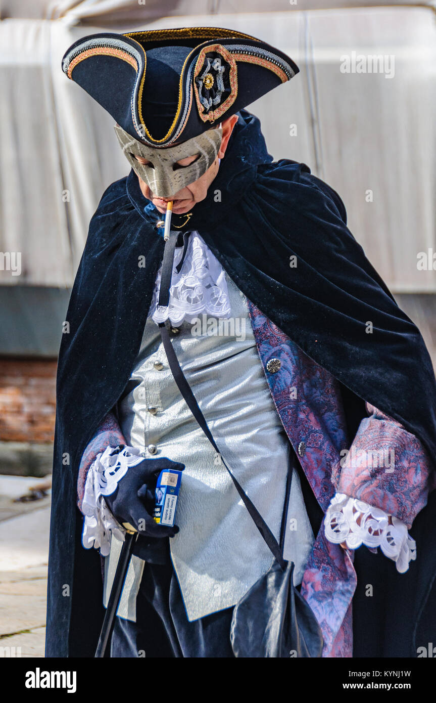 Masked man during venice hi-res stock photography and images - Alamy