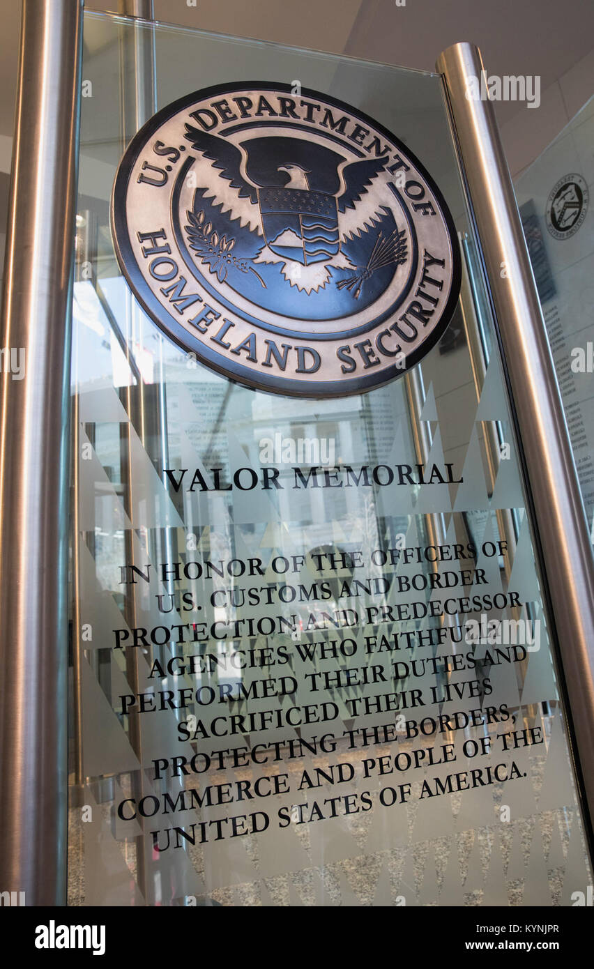 The U.S. Customs and Border Protection Valor Memorial, located at CBP ...