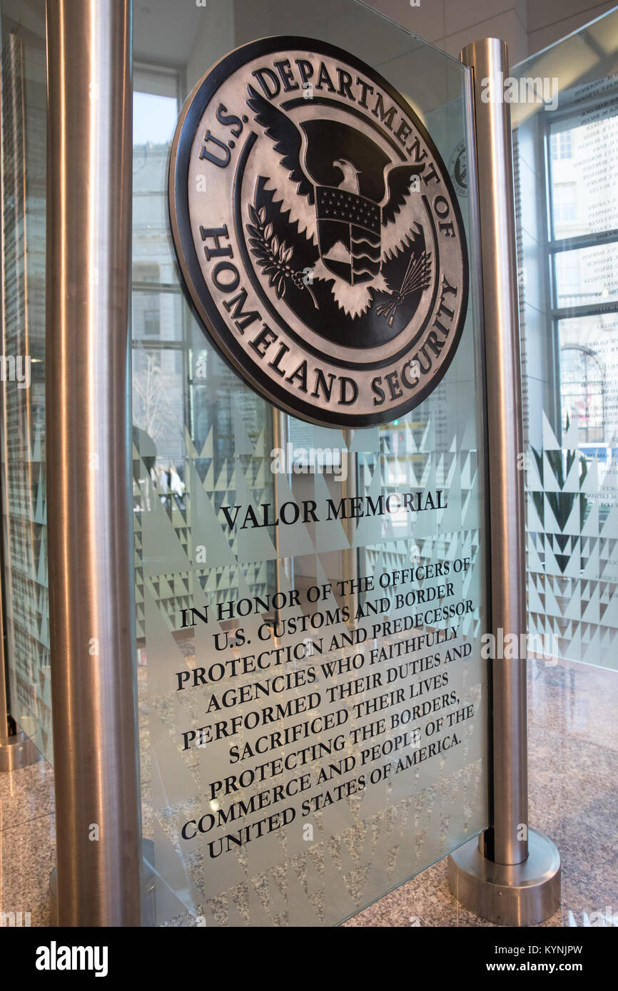 The U.S. Customs and Border Protection Valor Memorial, located at CBP ...