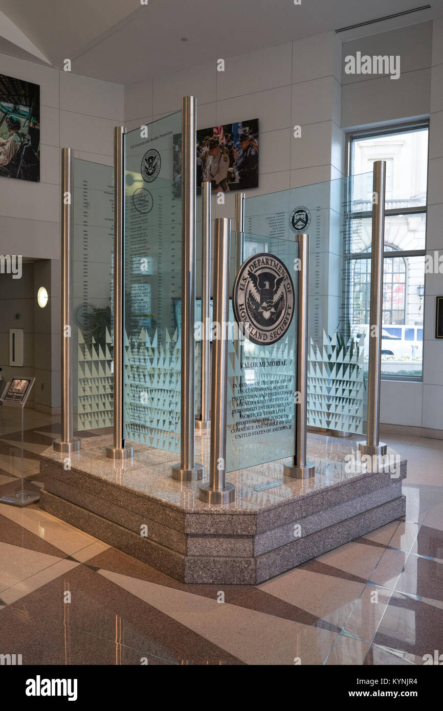 The U.S. Customs and Border Protection Valor Memorial, located at CBP ...