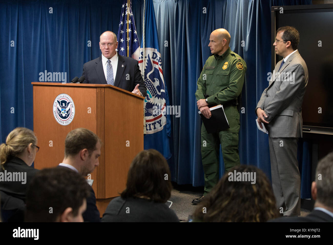 The Department of Homeland Security held a press briefing to provide ...