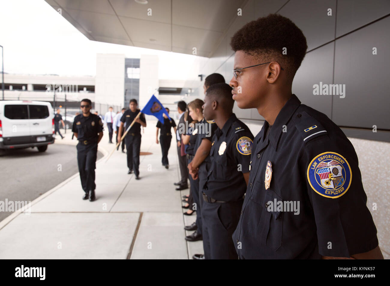 Explorers at the National Law Enforcement Exploring Leadership Academy ...