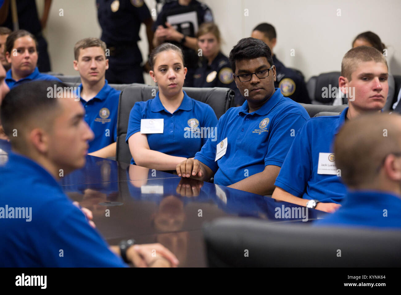 Explorers attending the National Law Enforcement Exploring Leadership ...