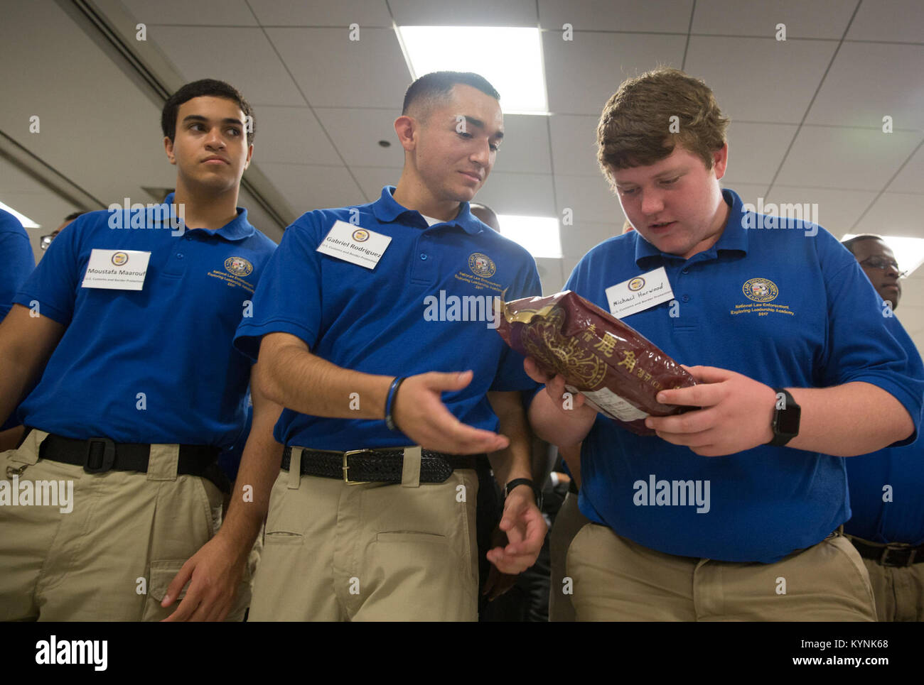 Explorers at the National Law Enforcement Exploring Leadership Academy ...