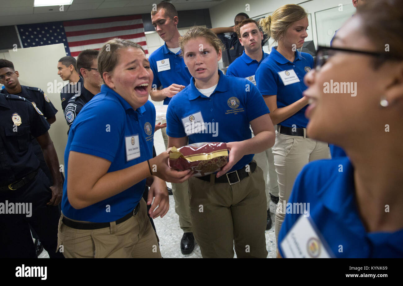 Explorers from the National Law Enforcement Exploring Leadership ...