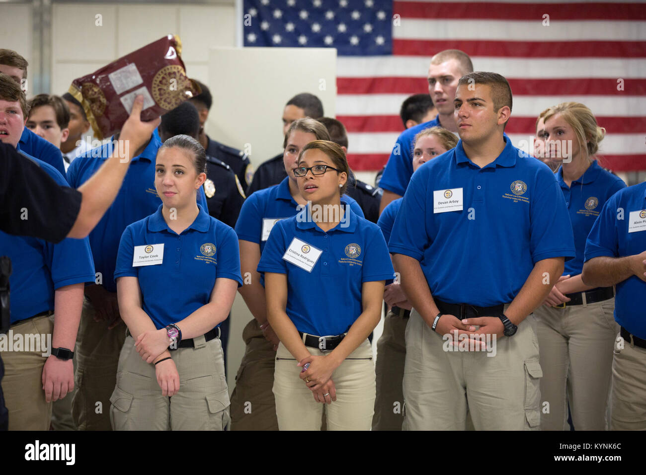 Explorers from the National Law Enforcement Exploring Leadership ...