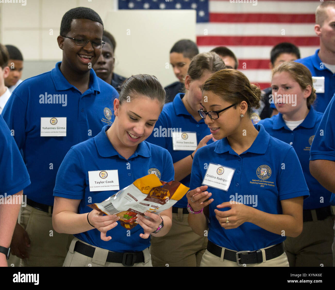 Explorers attending the National Law Enforcement Exploring Leadership ...