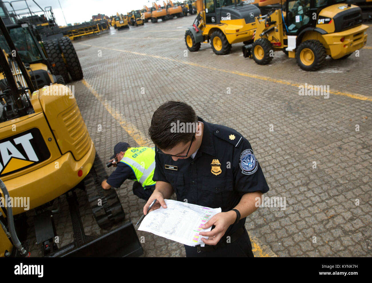 Agriculture inspection specialists with the U.S. Customs and Border ...