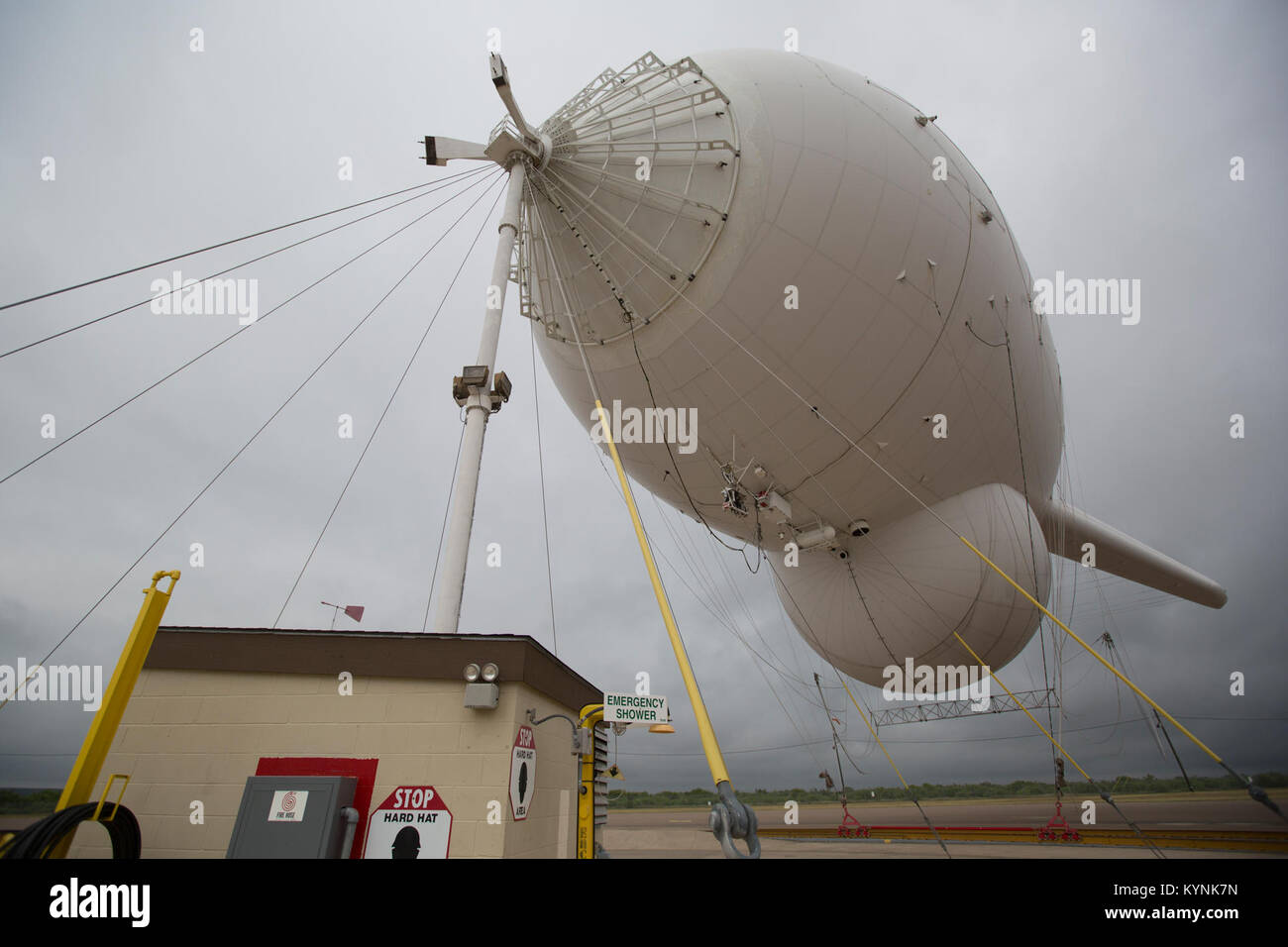 In Eagle Pass, Texas, the Tethered Aerostat Radar System (TARS) is used ...