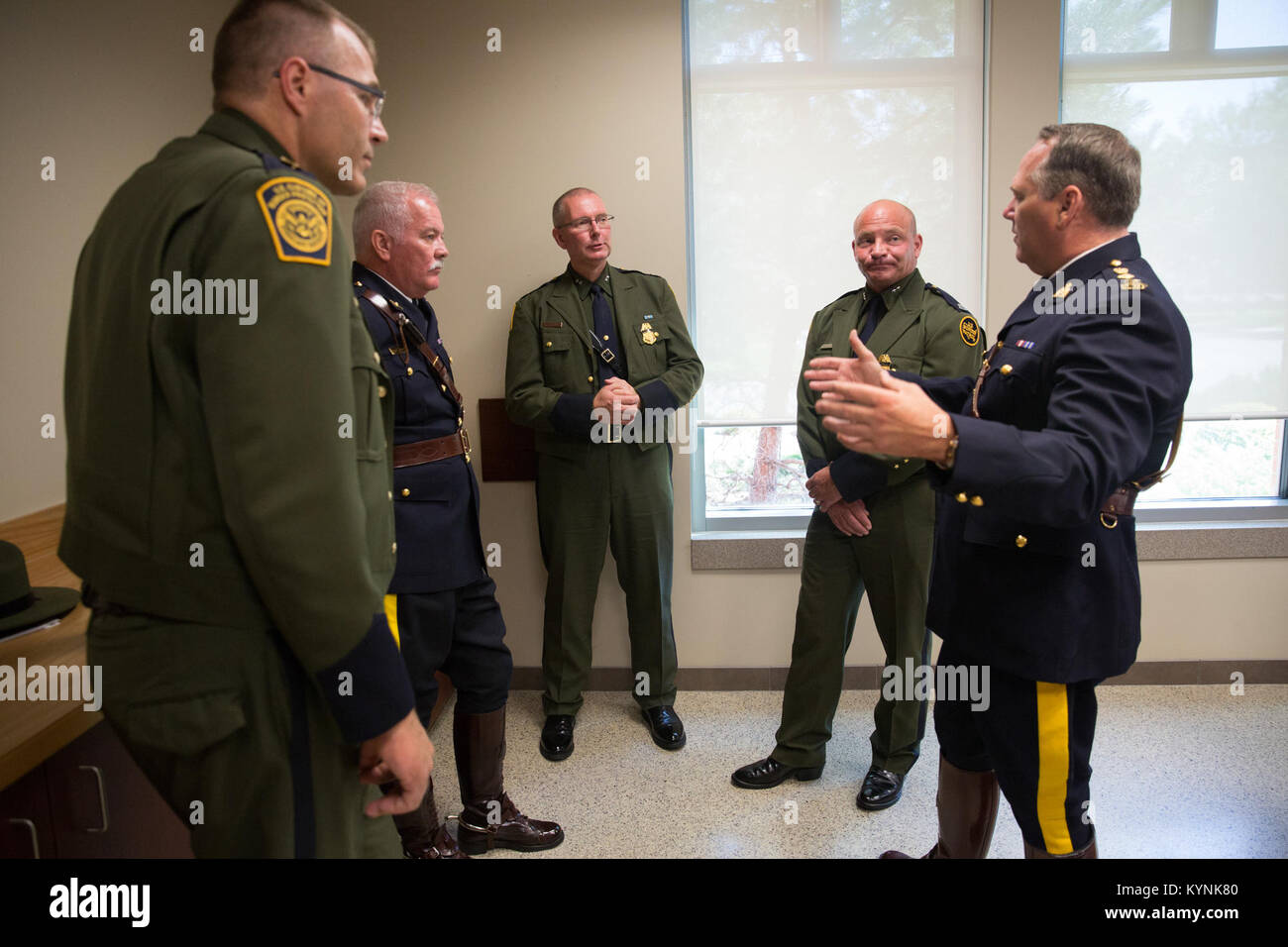 U.S. Border Patrol Academy Chief Dan Harris visits the Royal Canadian ...