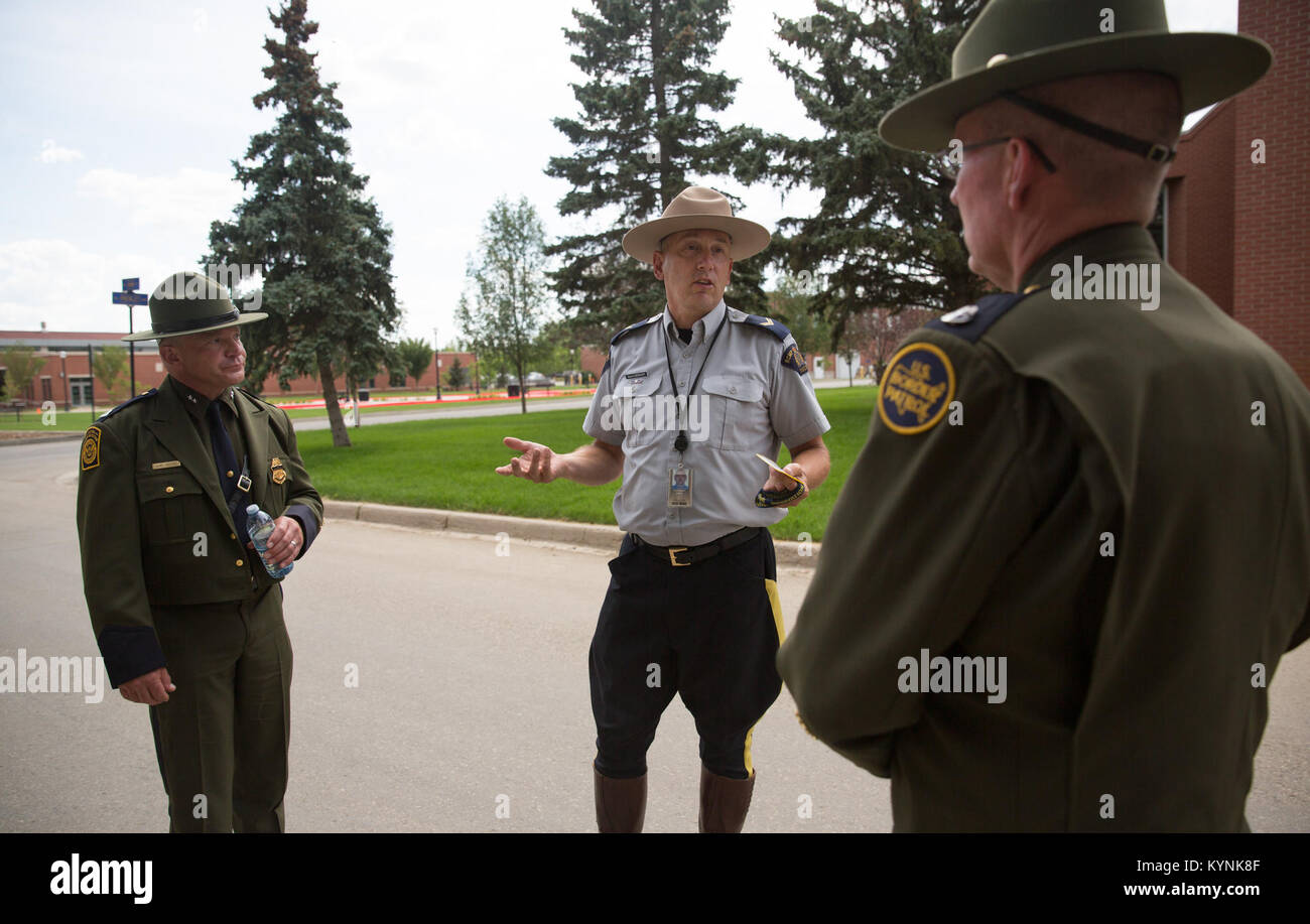 U.S. Border Patrol Academy Chief Dan Harris visits the RCMP Academy in ...