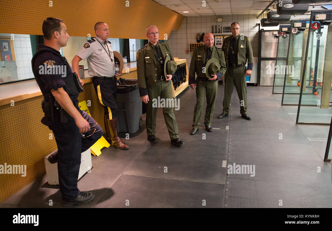 U.S. Border Patrol Academy Chief Dan Harris visits the Royal Canadian ...