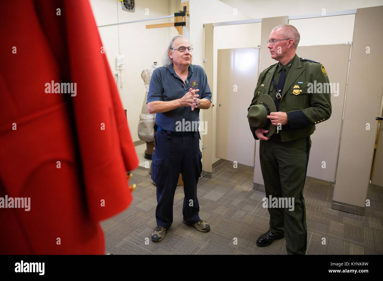 U.S. Border Patrol Academy Chief Dan Harris visited the Royal Canadian ...