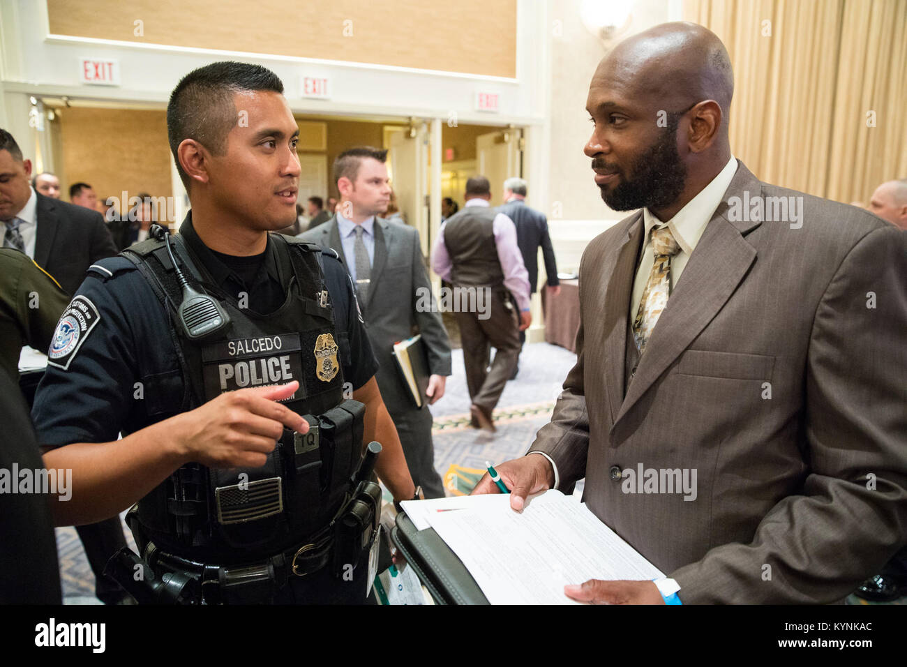 On August 22, 2017, U.S. Customs and Border Protection recruiters ...